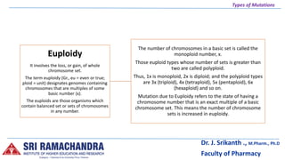 Mutation & its types | PDF