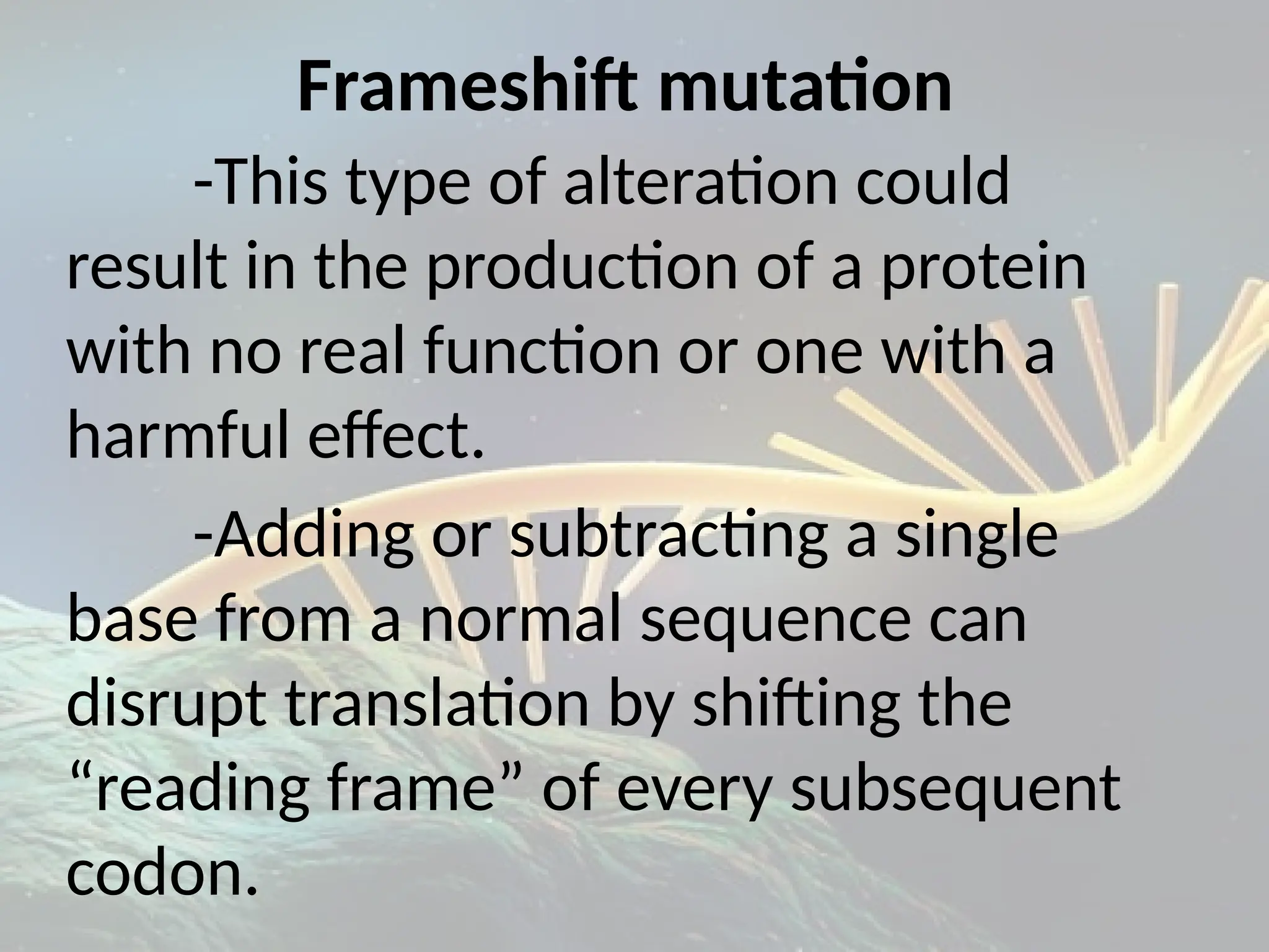 LECTURE PRESENTATION ON MUTATION FOR GRADE 10 SCIENCE | PPTX
