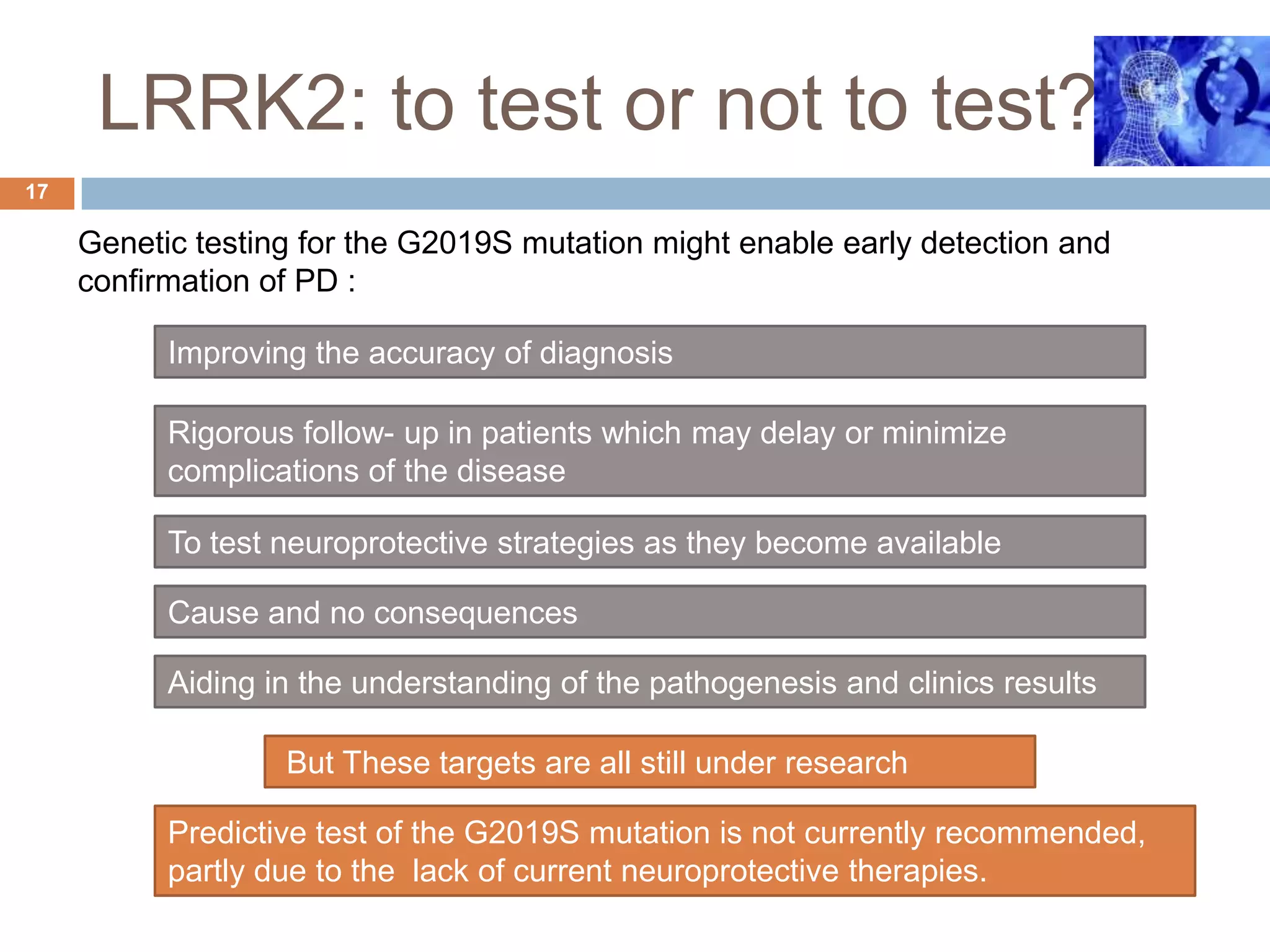Mutation Lrrk2 Parkinson | PPT