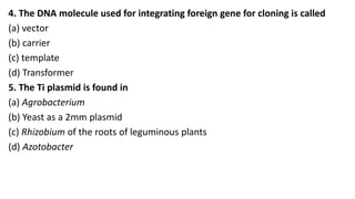 Mutation Plasmid Transposon Questions.pptx