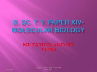 Mutation ppt | PPTX