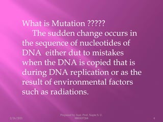 Mutation ppt | PPTX