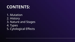 mutation, mutation nature, types presentation.pppt