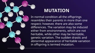 mutation, mutation nature, types presentation.pppt