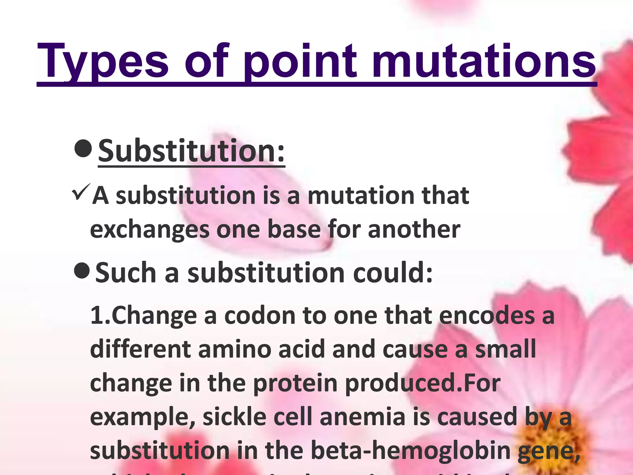 Mutations and Related diseases | PPTX