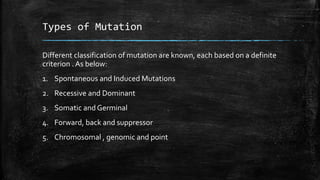 Mutations | PPTX