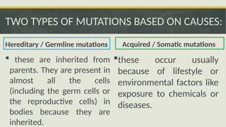 MUTATIONS -SCIENCE 10 POWERPOINT PRESENT | PPTX