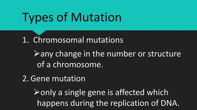 Science Mutations That Occur In Sex Cells Pptx Infertility Reproductive Health