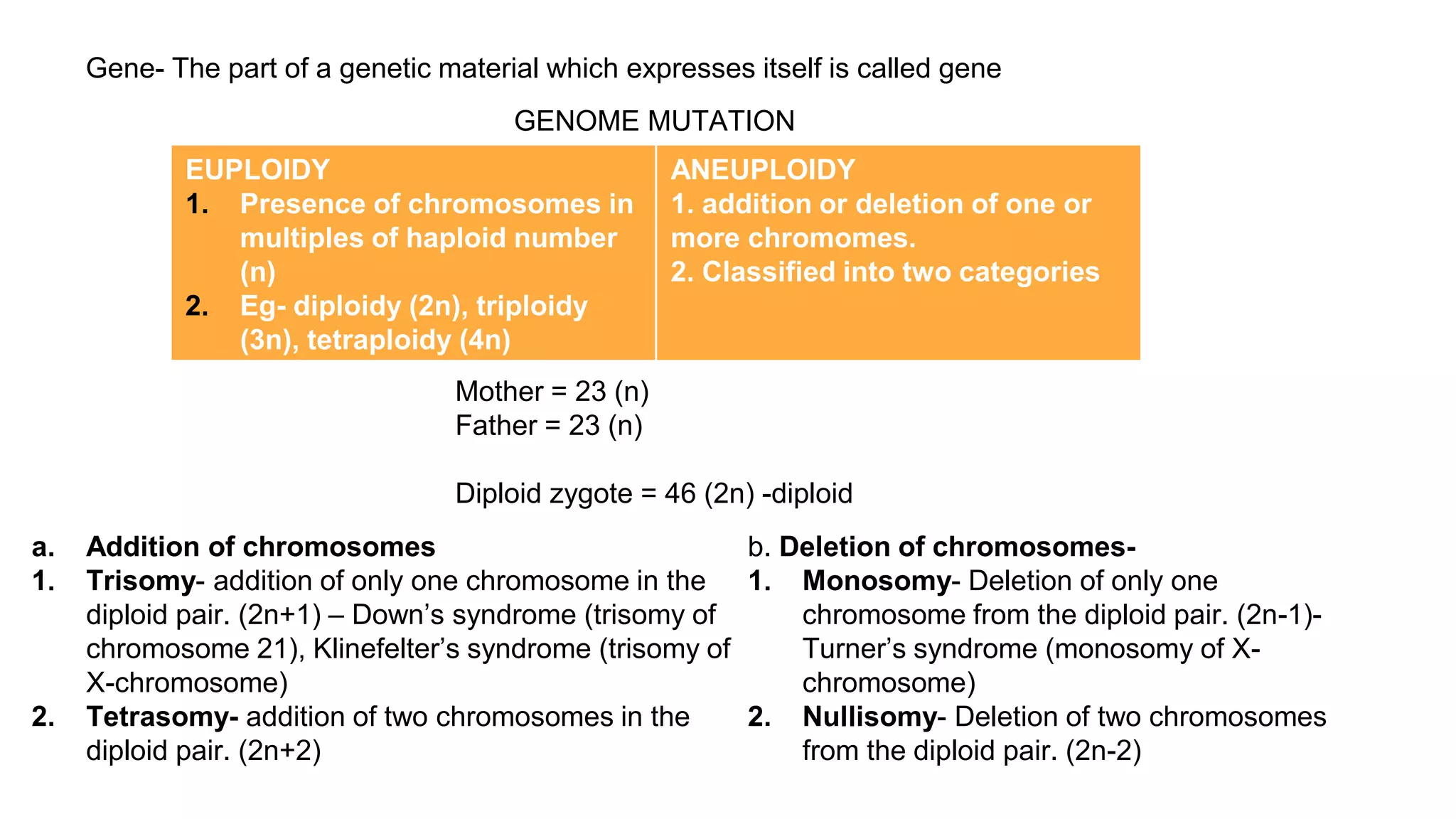 Mutations and disorders | PPTX
