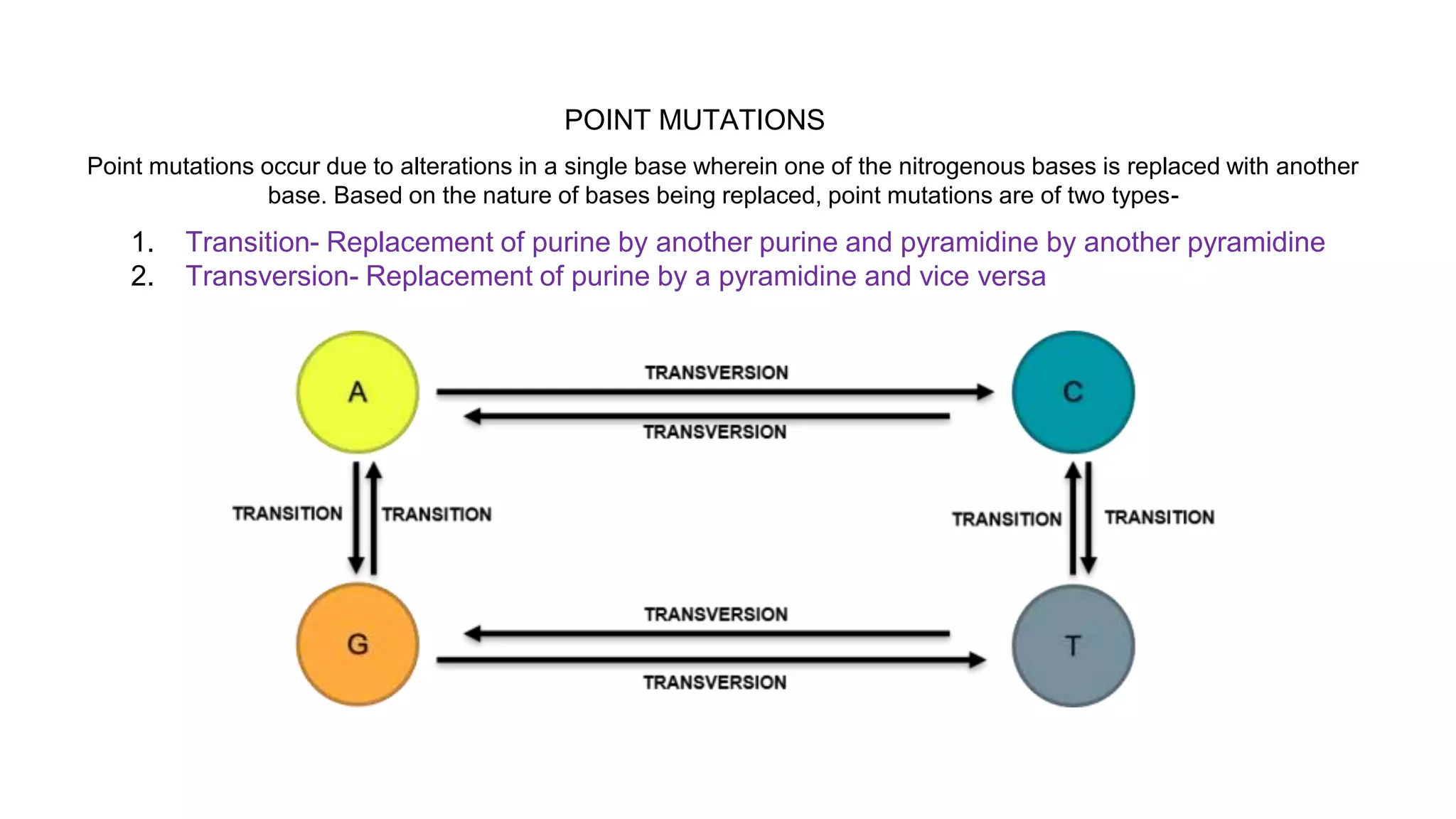 Mutations and disorders | PPTX