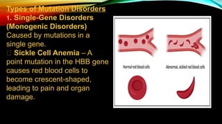 Mutations and disorder a presentation about mutation | PPT