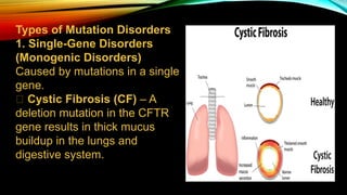 Mutations and disorder a presentation about mutation | PPTX