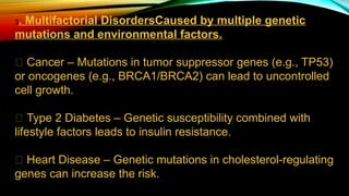 Mutations and disorder a presentation about mutation | PPTX