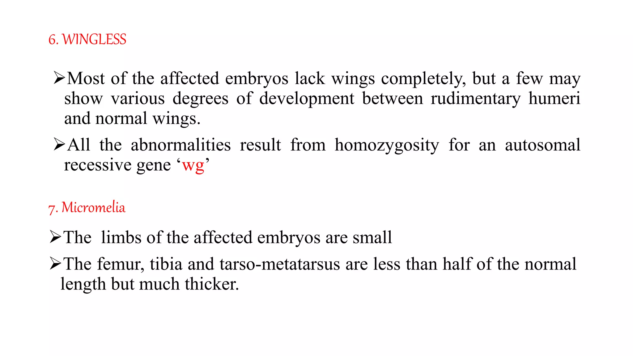 Mutations and major variants of skeleton in chicken | PPTX