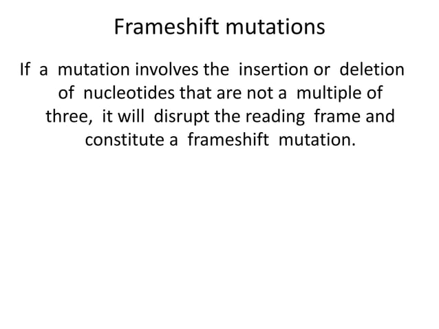 Mutations And Mutagenesis Mph 19 1 15