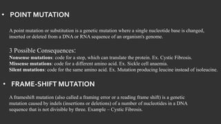 Mutations by Rashi Rathore | PPT