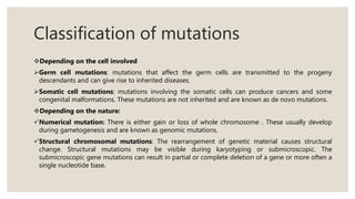 Mutations chapter 1 | PPT