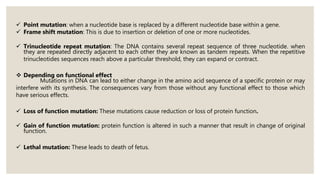 Mutations chapter 1 | PPT