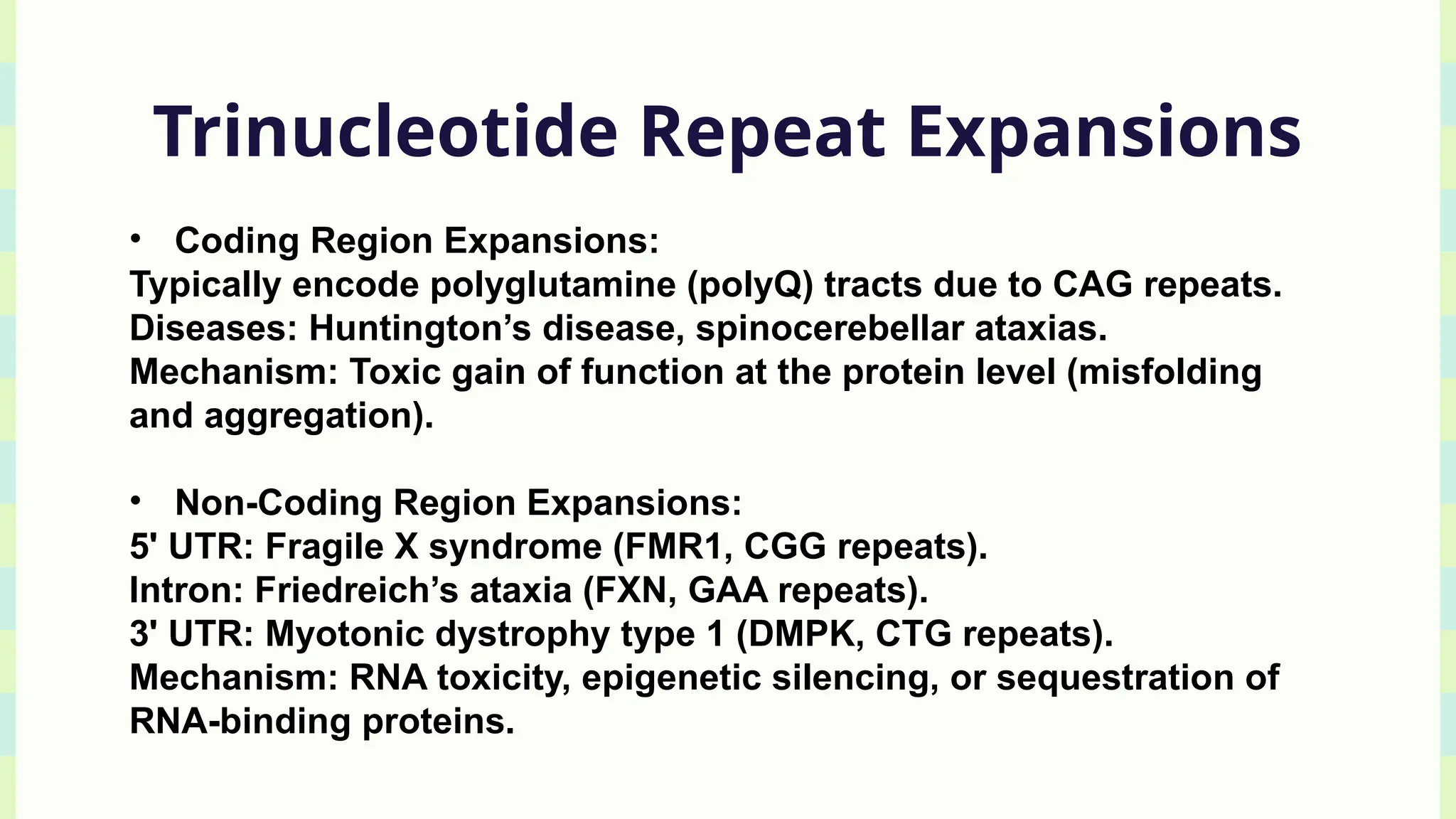 Mutations in Protein-Coding Genes: Mechanisms and Implications | PPTX
