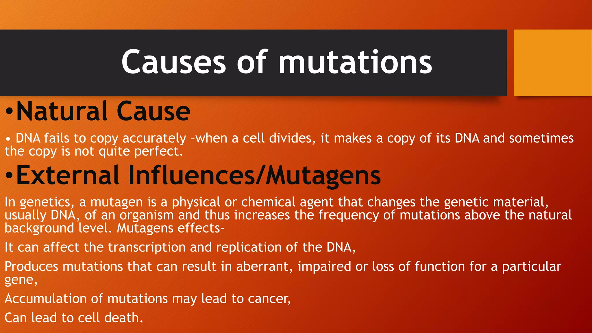 Mutations,natural selection and speciation | PPTX