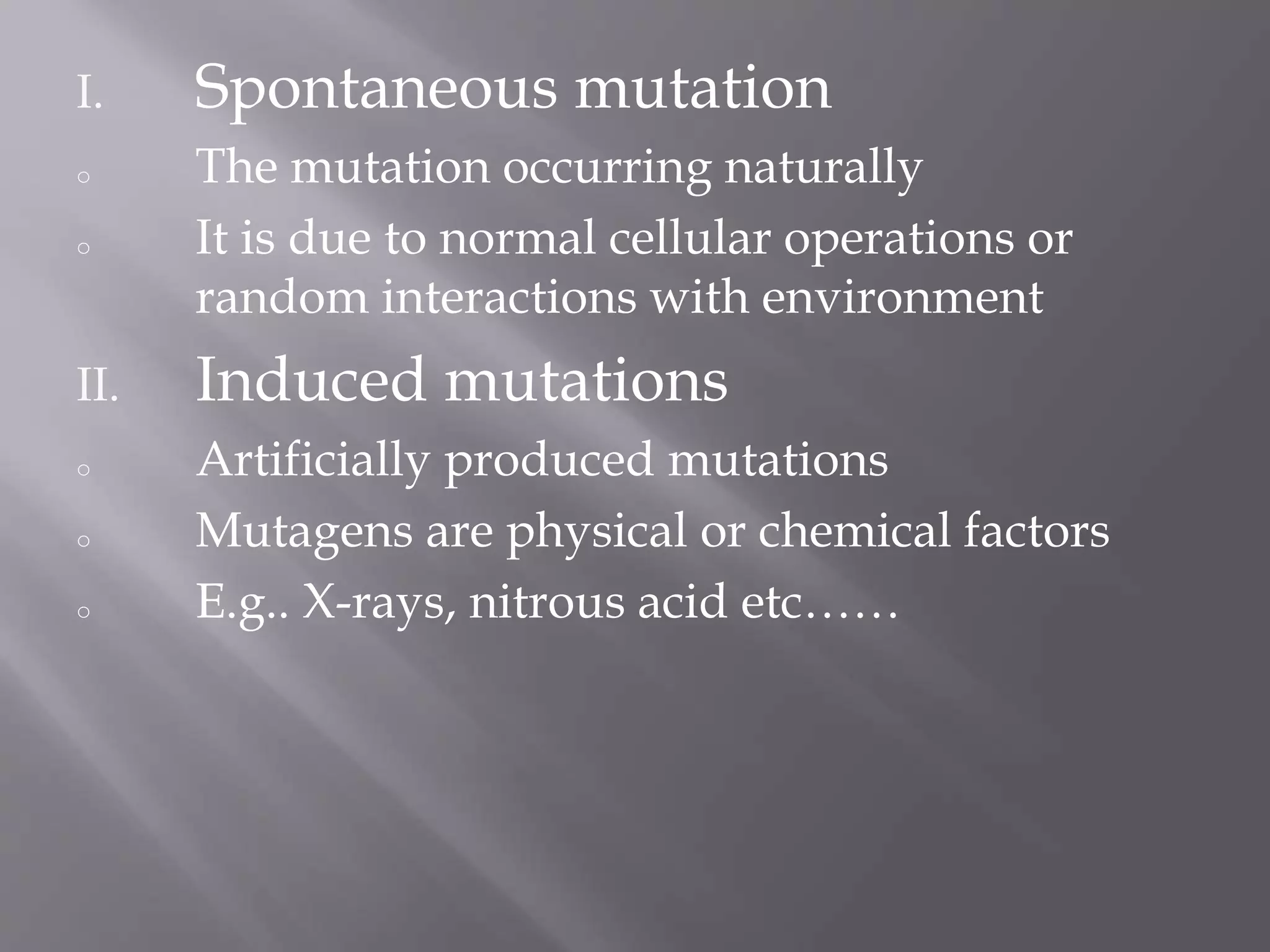 Mutations | PPT