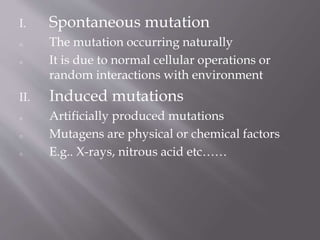 Mutations | PPTX