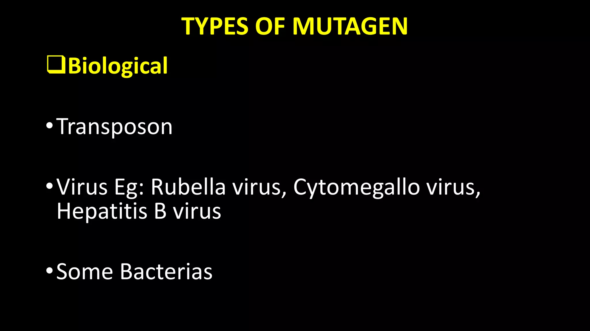 Mutations types and causes | PPTX