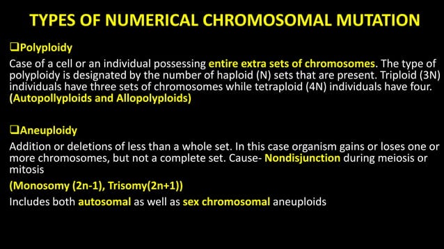 Mutations types and causes | PPTX | Genetics | Science