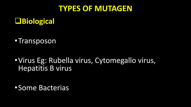 Mutations types and causes | PPTX | Genetics | Science
