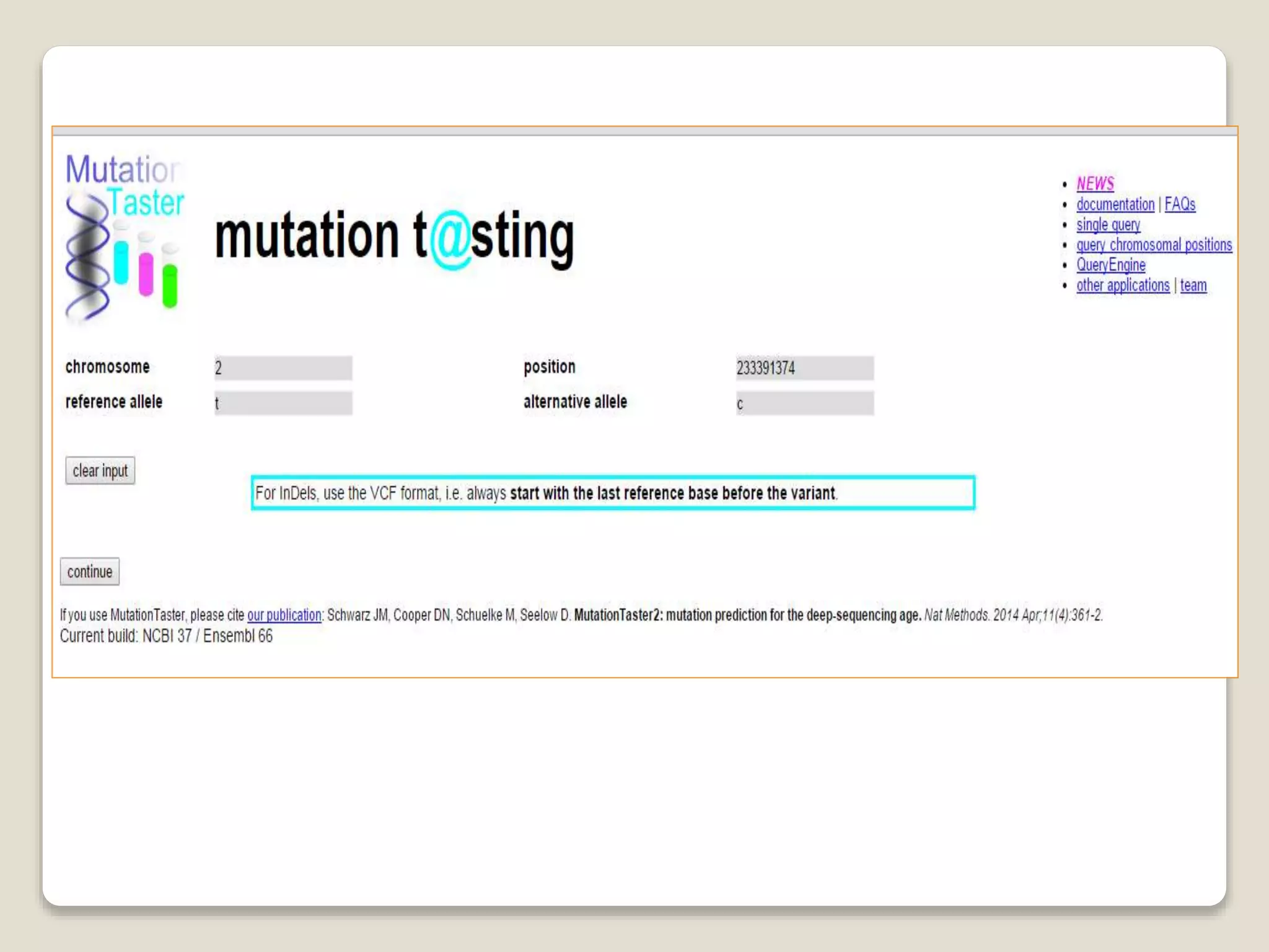 Mutation Taster Ppt Pptx