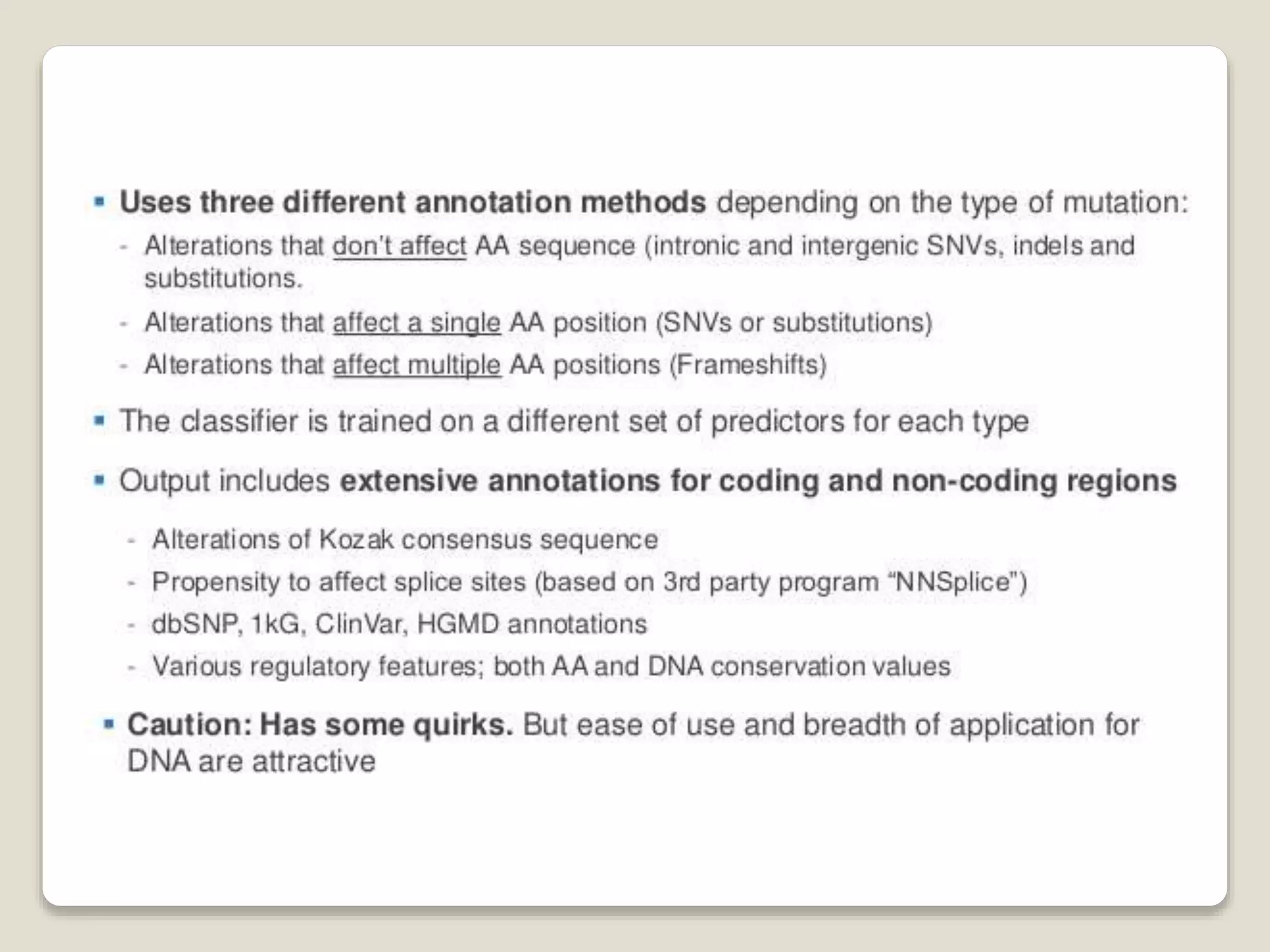 Mutation Taster Ppt Pptx