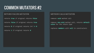 Mateusz Bryła - Mutation testing | PPT