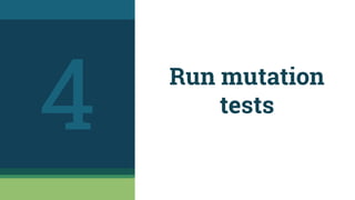 Mutation testing | PPT