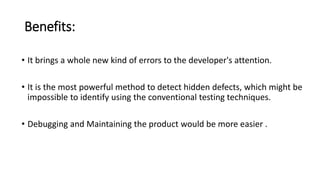 Mutation testing 1 | PPTX
