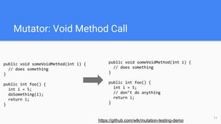 Mutation testing in Java | PDF | Genetics | Science