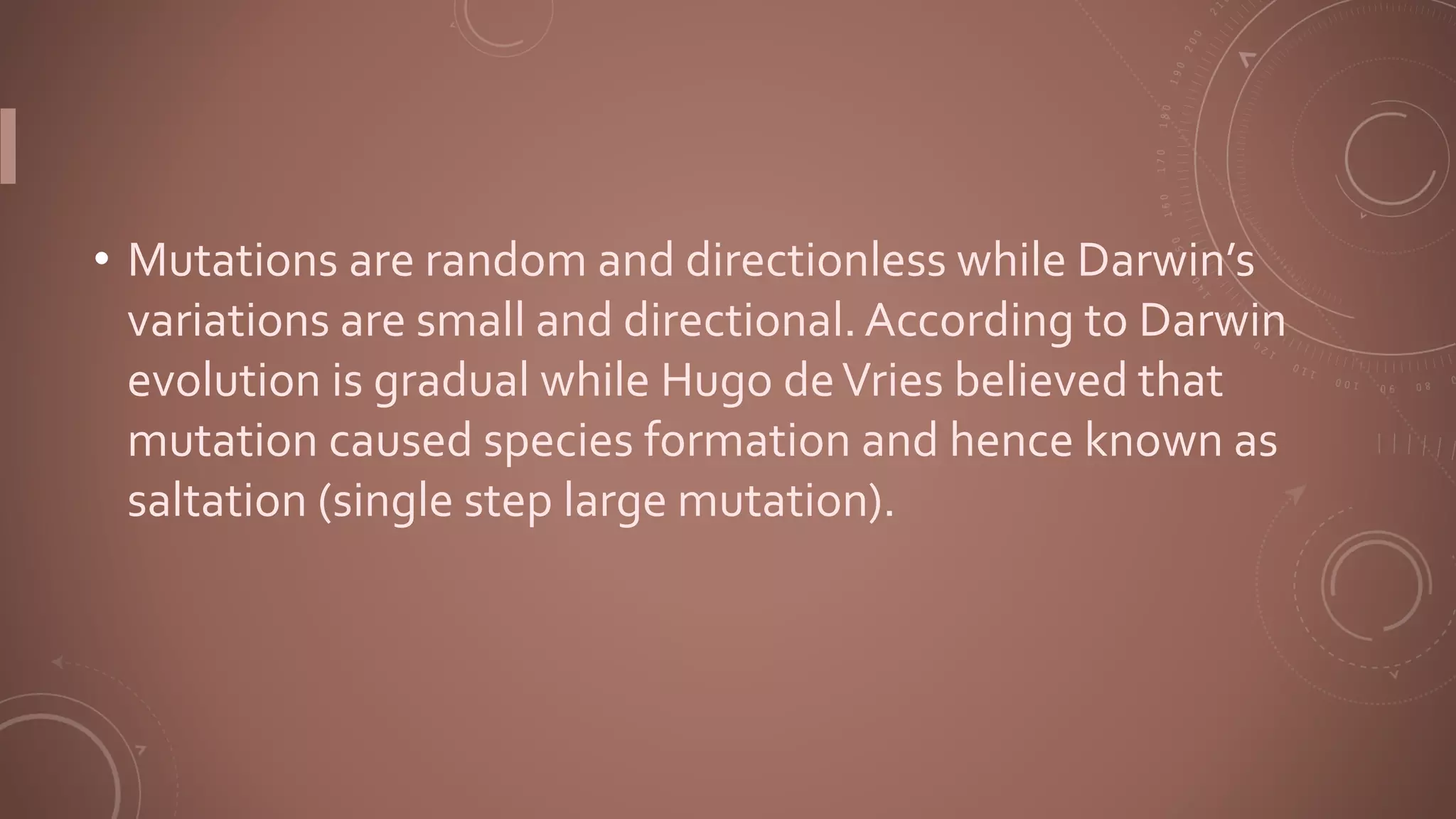 Mutation theory | PPTX