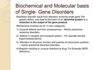 Mutation with transmission pattern of single gene disorder | PPTX