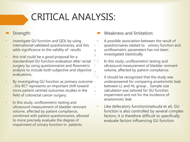 Low Ligation of Inferior Mesenteric Artery in Laparoscopic Anterior ...