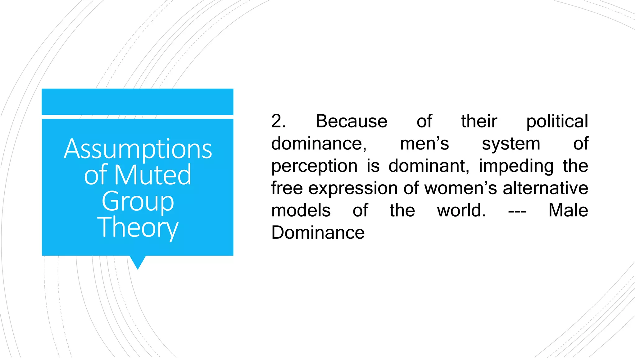 Muted group theory | PPTX