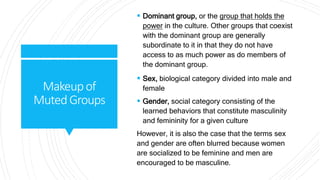 Muted group theory | PPTX