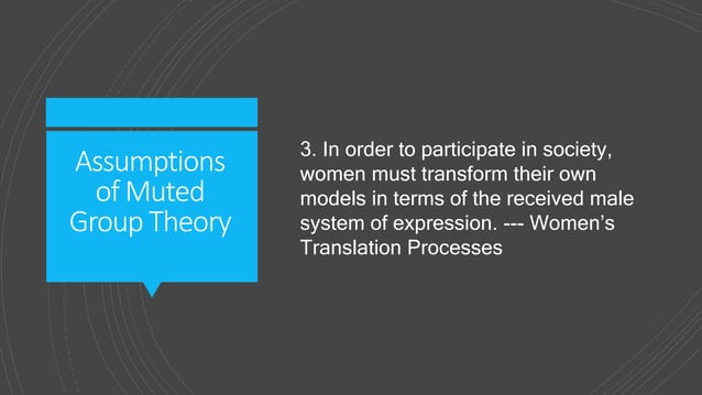 Muted group theory | PPTX | Parenting Babies and Toddlers | Parenting