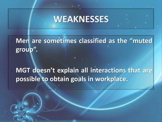 Muted group theory slides | PPTX