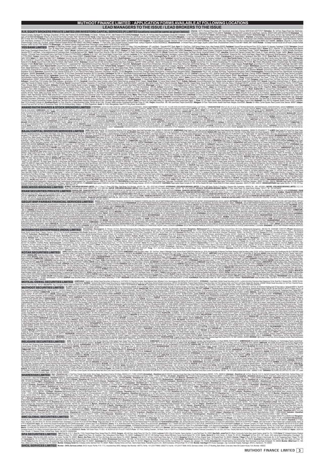 Muthoot finance ncd application form mar 2012 | PDF