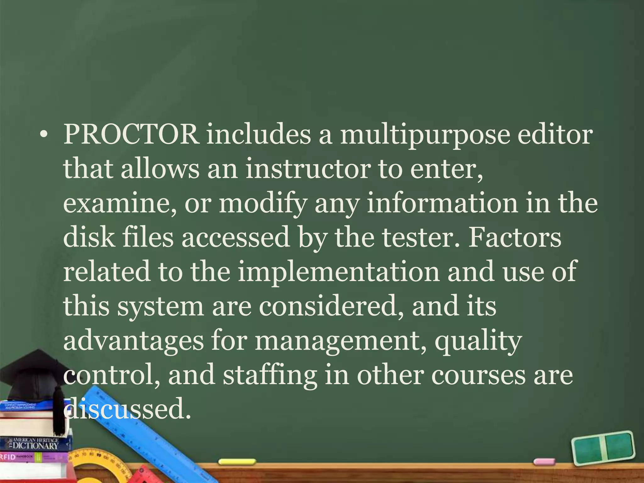 digital proctor system | PPT