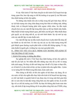 Mâu Thuẫn Biện Chứng Và Biểu Hiện Của Nó Trong Quá Trình Xây Dựng Nền Kinh Tế Thị Trường Ở Việt ...