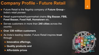 Customer Loyalty programs - Future Retail Big Bazaar | PPTX
