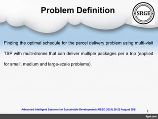A Multi-visit Traveling Salesman Problem with Multi-Drones | PPT