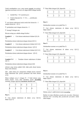 Tugas Algoritma Mutia rahmadania | DOC