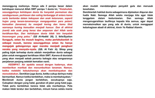 Kajian Ahad Pagi Menemukan hakikat Kehidupan di Dunia | PDF