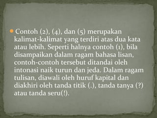 Unsur-unsur Kalimat | PPT